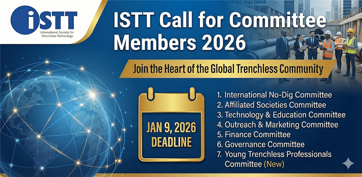 Join an ISTT committee for 2026 - Global Trenchless